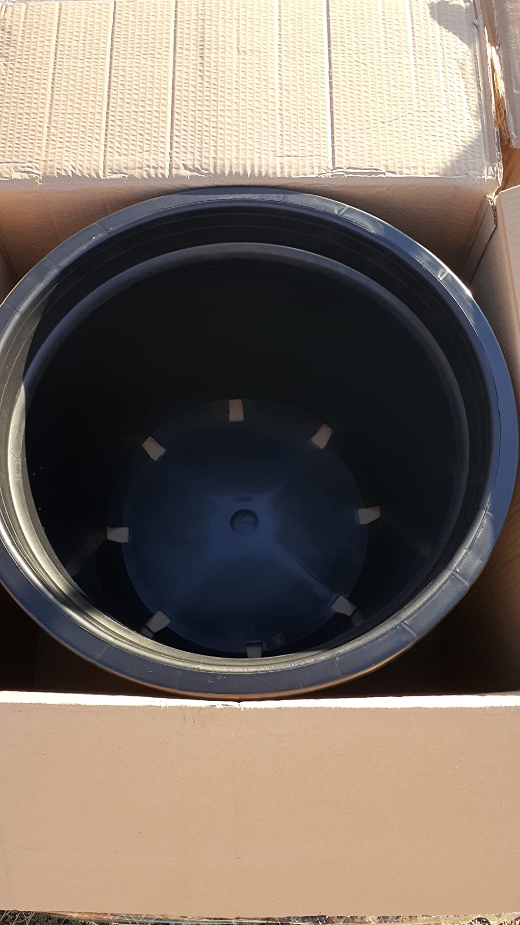 Reko REKO510.01 Black Round Plastic Growers Pot- 510mm : Amazon.com.au ...