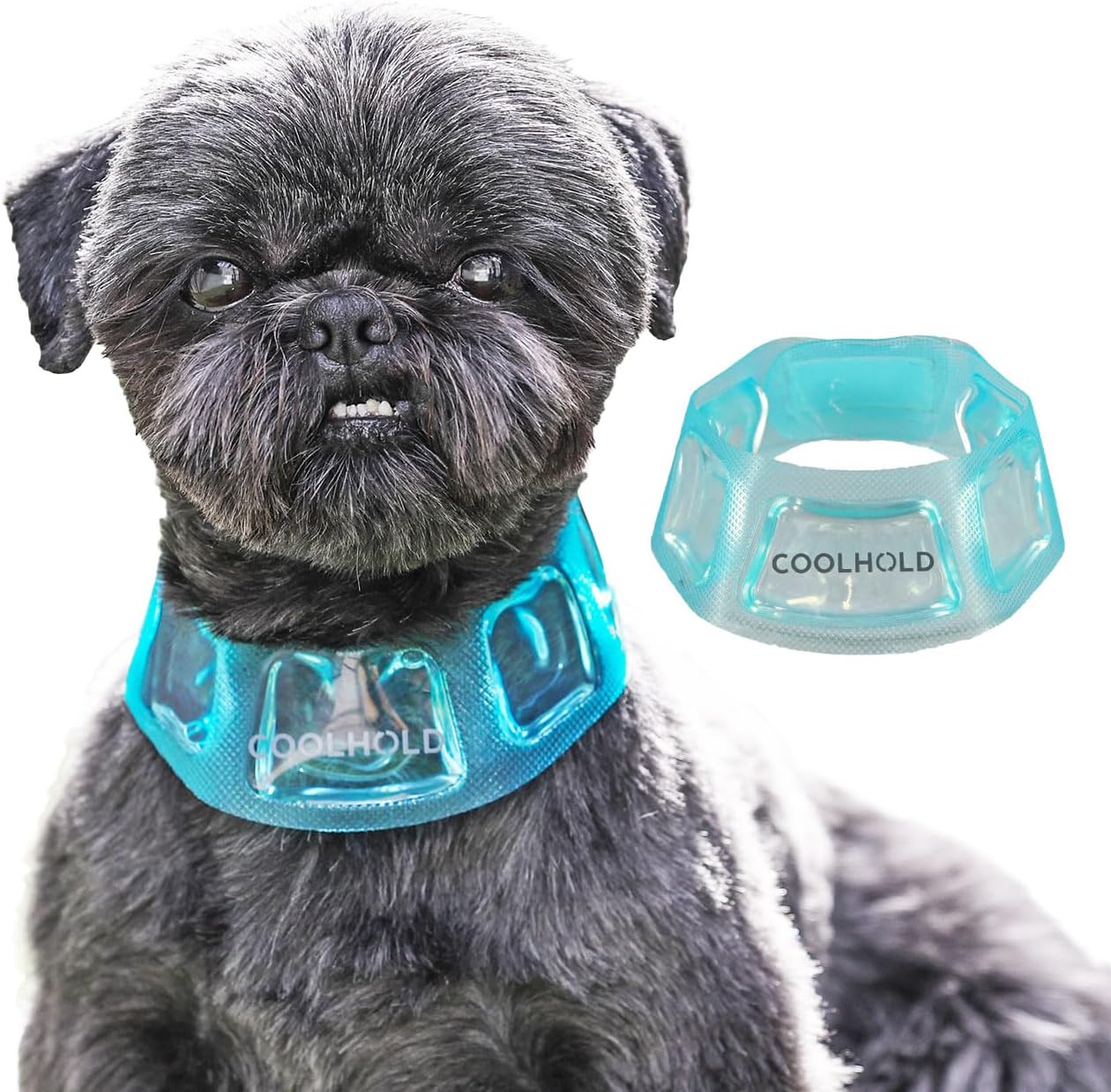 Amazon | iDog COOL HOLD PCM 首元ひんやりドッグクーラー アイドッグMブルー | IDOG＆ICAT | 服・アクセサリ 通販