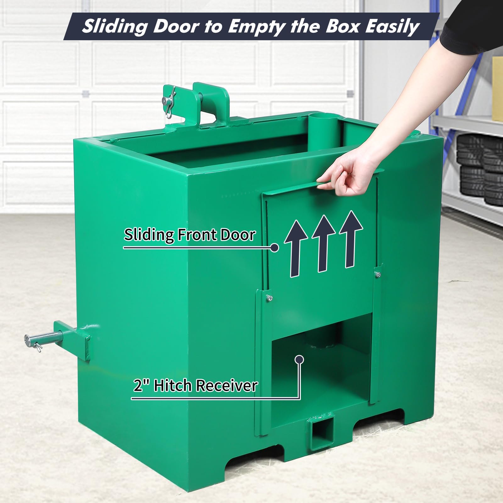 Snapklik.com : PeakPursuit 3 Point Hitch Ballast Box For Category 1 ...