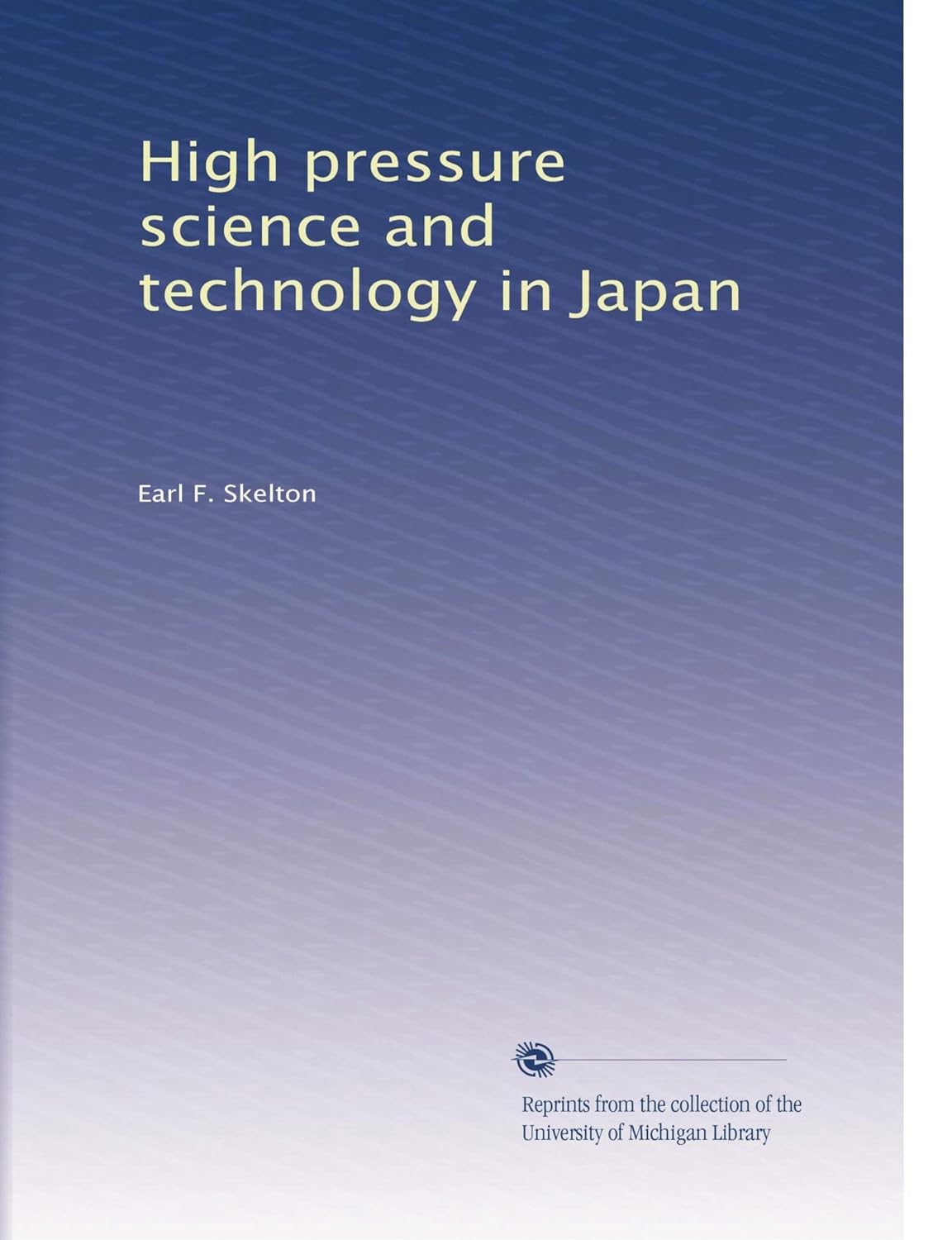 Amazon.com: High pressure science and technology in Japan: Skelton ...