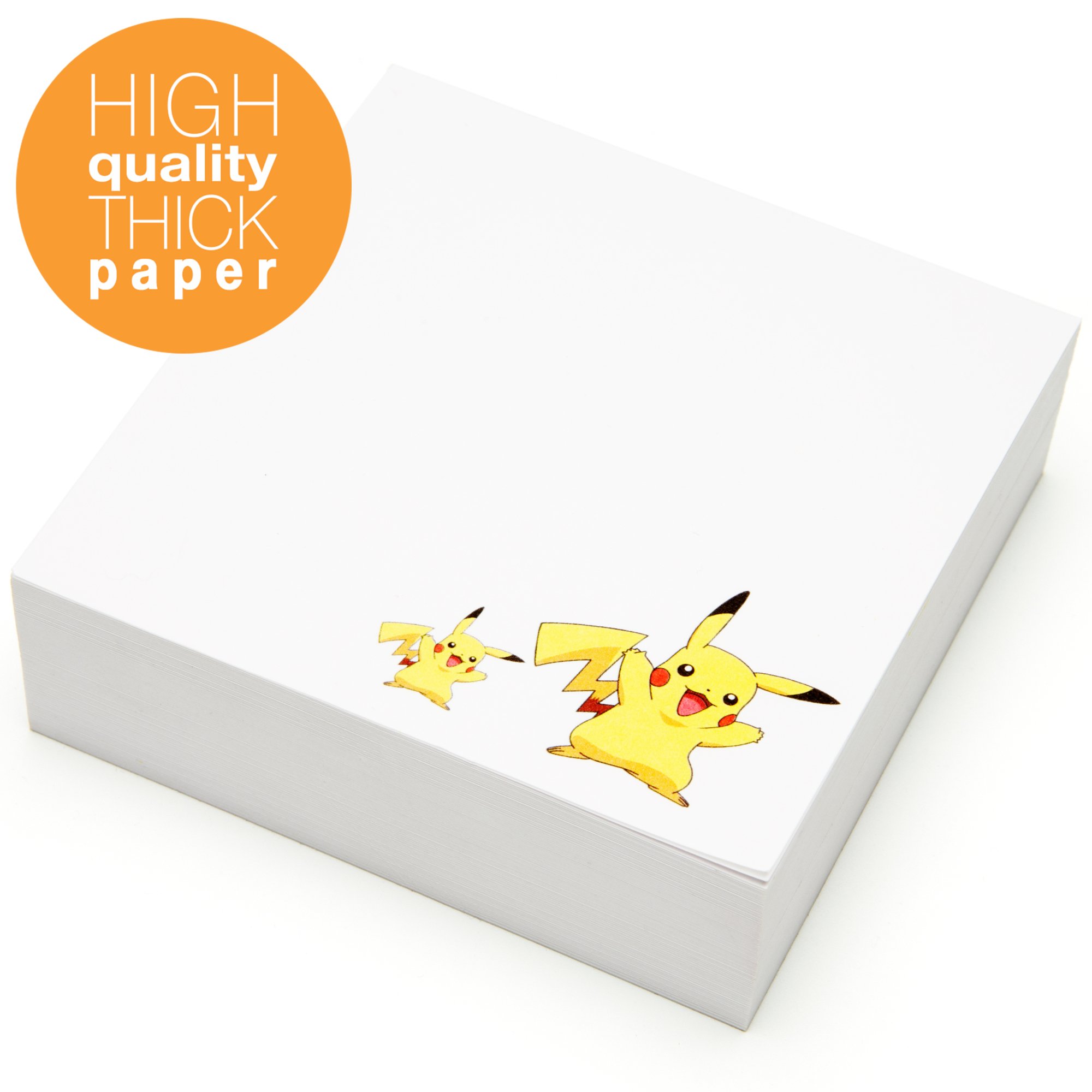 Snapklik.com : Pikachu - Pokemon - Memo Note Paper Pad 3.5 X 3.5 Inches