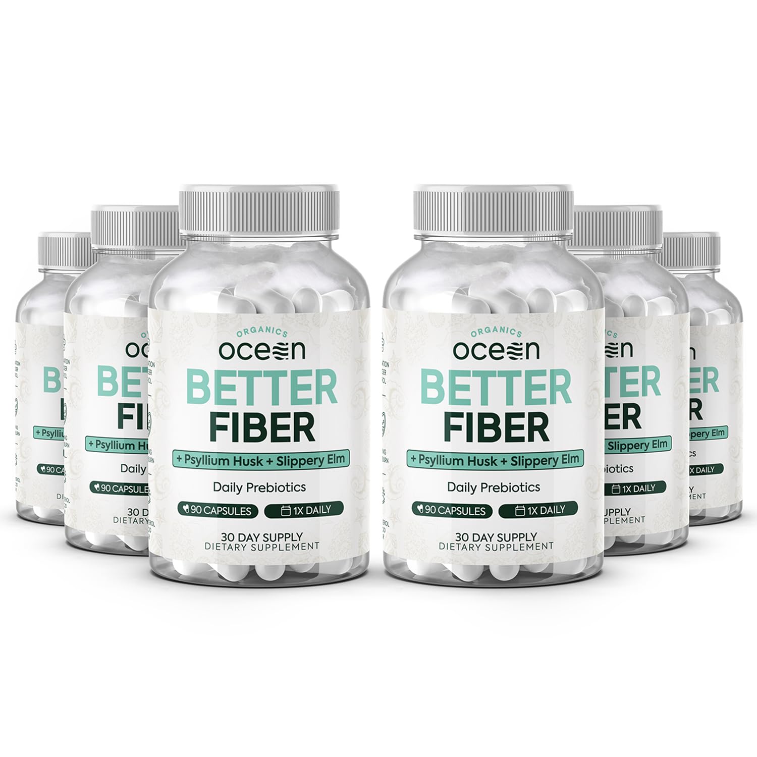 Amazon.com: Organics Ocean Better Fiber - Daily Fiber Supplement ...