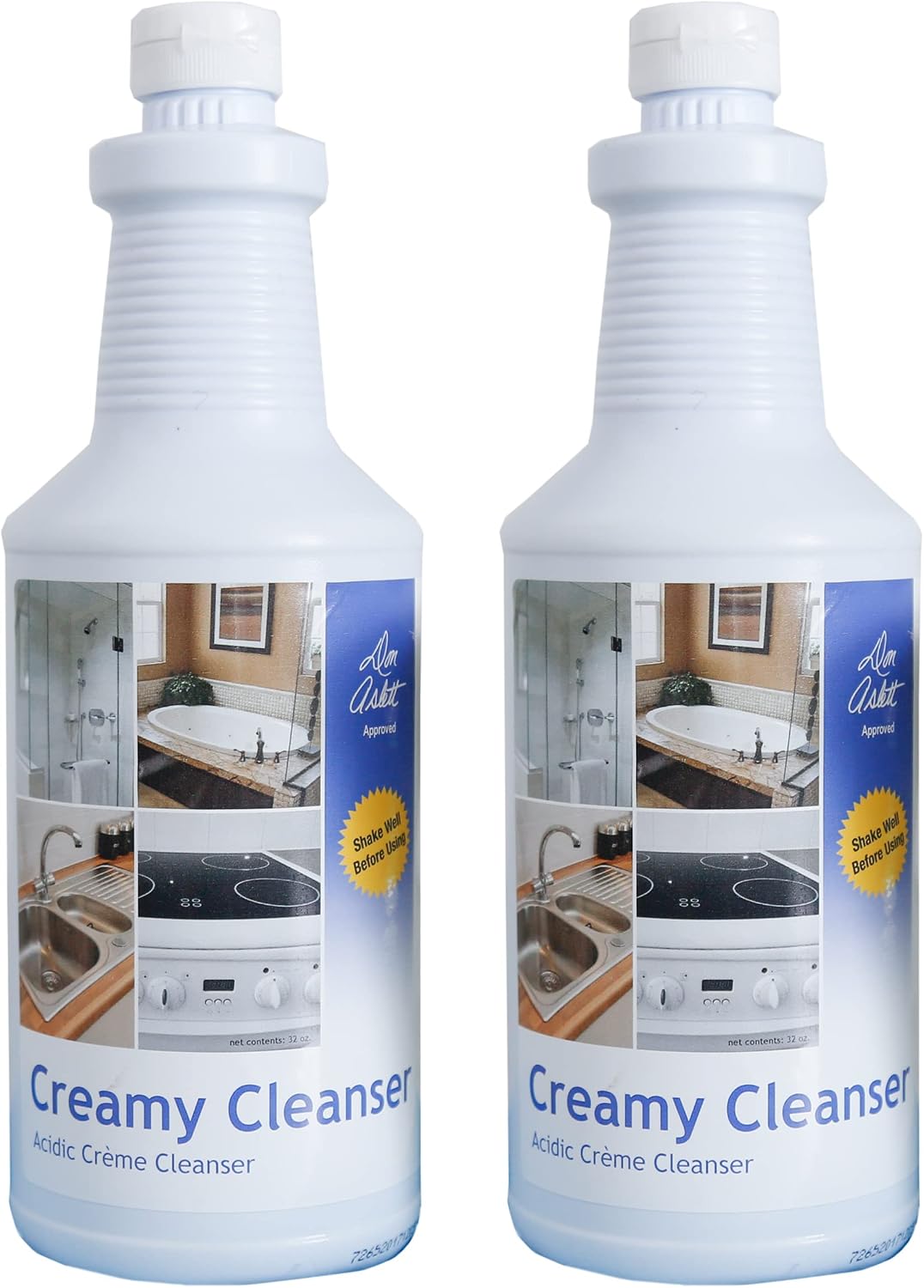 Amazon.com: Don Aslett Creamy Cleanser (32 Oz Bottle, Pack of 2 ...