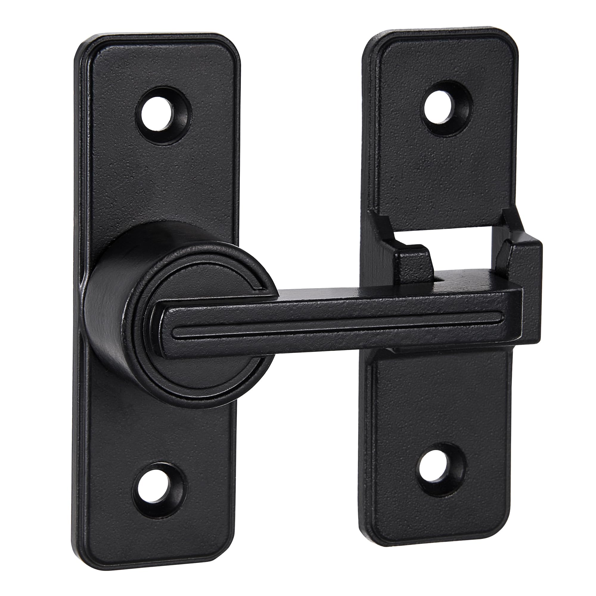 Snapklik.com : 2 Packs Black Barn Door Latches,Heavy Sliding Barn Door ...