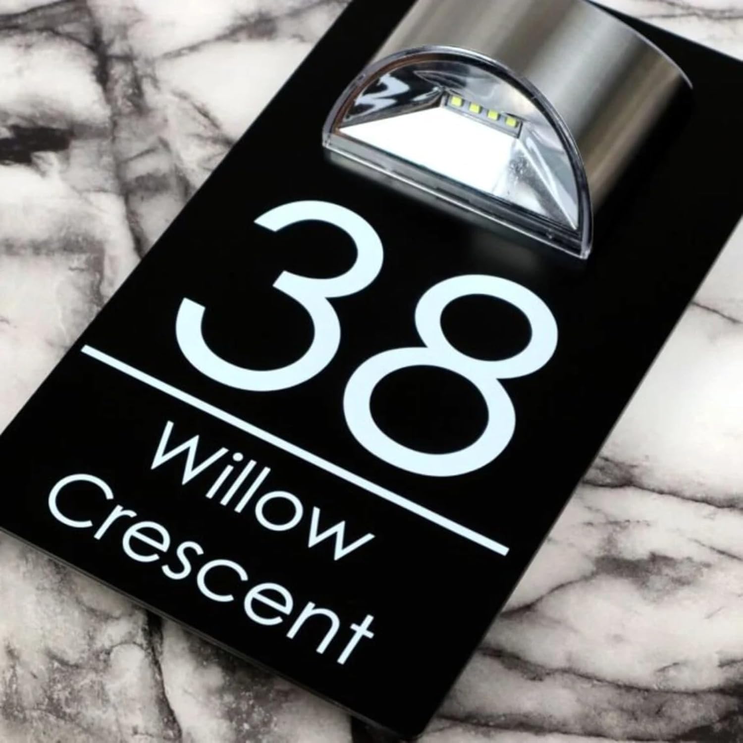 Amazon.com: MXN Personalized Solar 3d House Number Sign,House Numbers ...