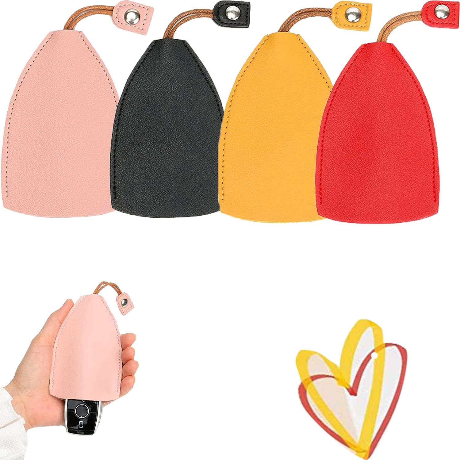 Amazon.com: AHSRW Creative Pull-Out Cute Large-Capacity Car Key Case ...