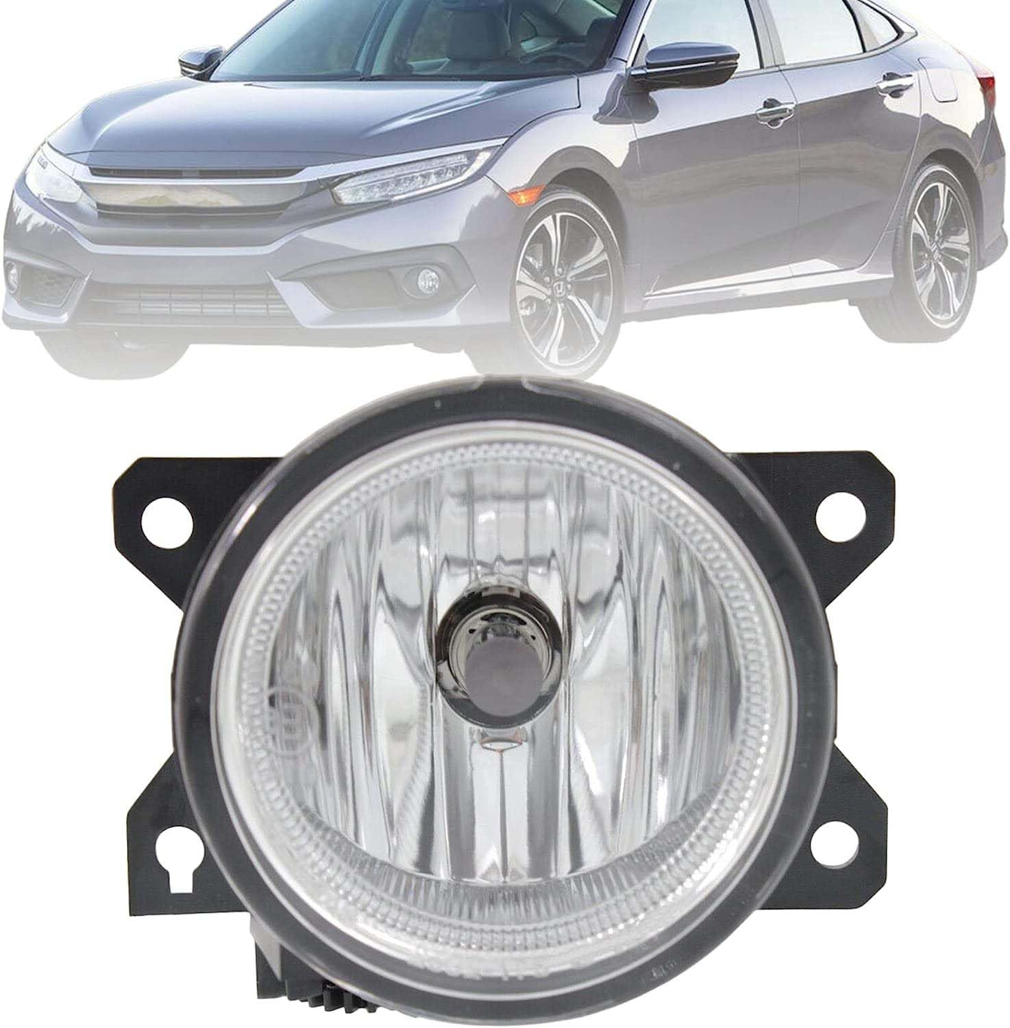 Amazon.com: UPPARTS For 2017 2018 2019 2020 2021 Honda Civic Fog Light ...