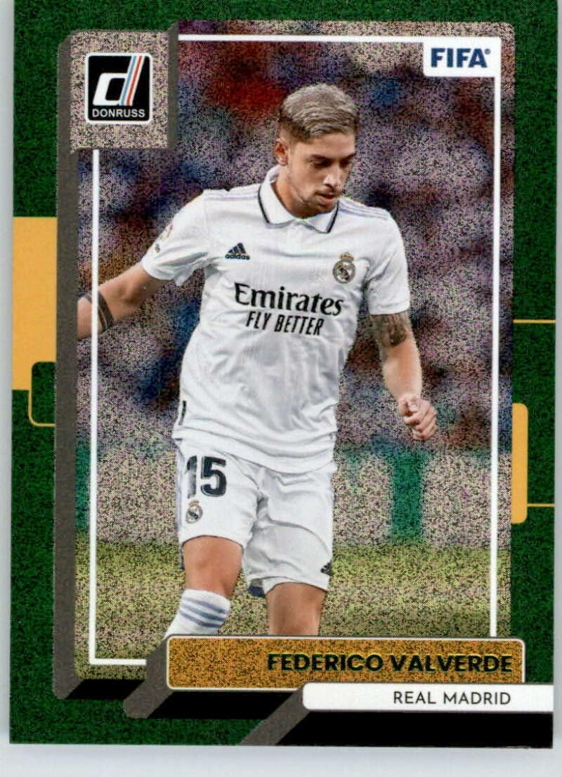Amazon.com: 2022-23 Donruss FIFA Green #102 Federico Valverde Real ...