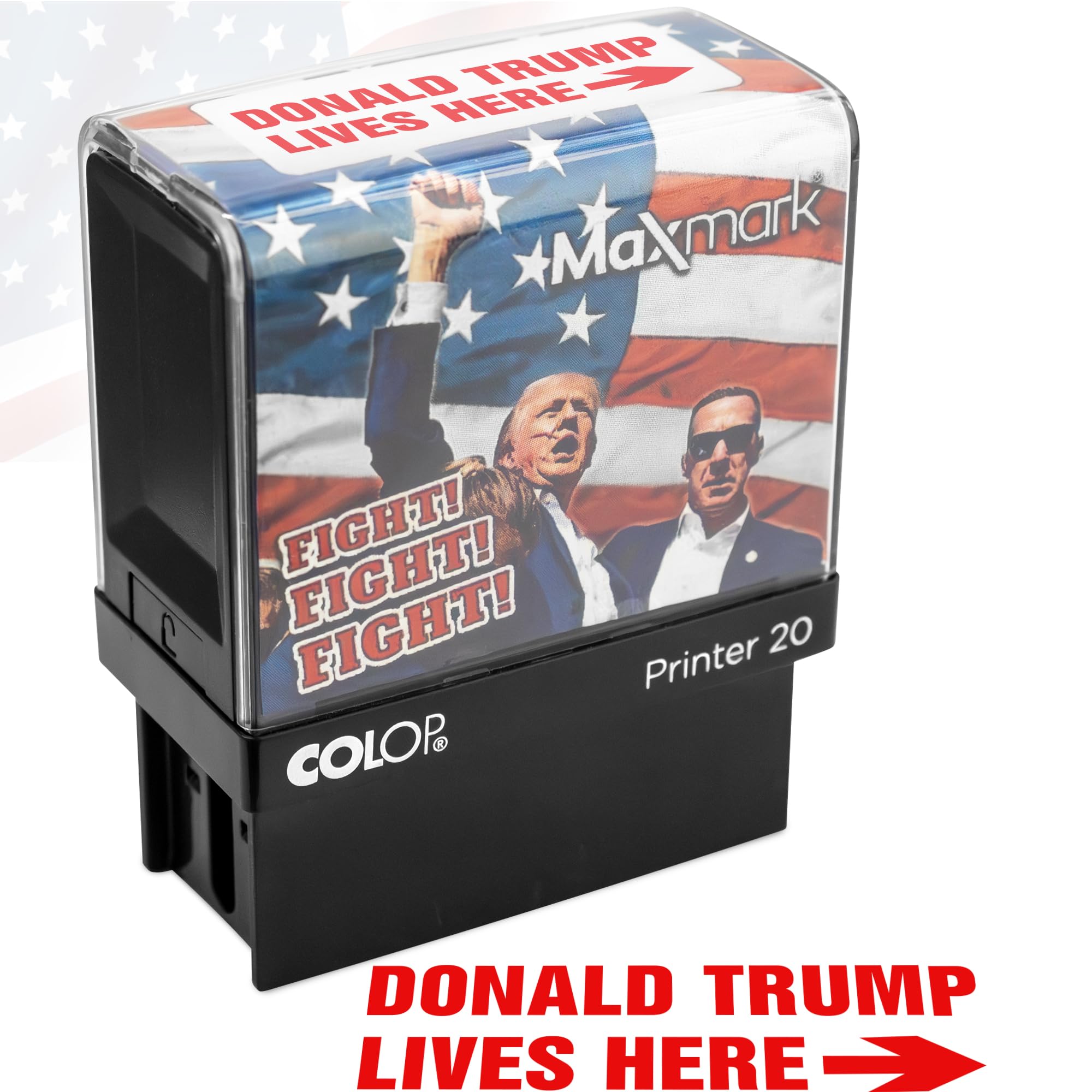Snapklik.com : Donald Trump Lives Here Stamp - Self Inking Stamp For ...