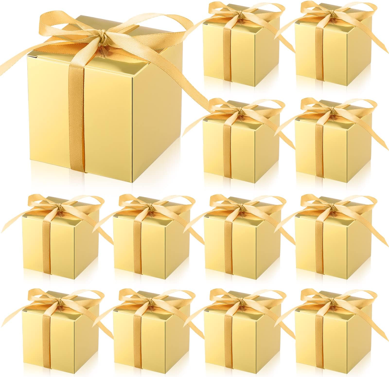 Amazon.com: Glenmal 200 Pcs Small Gift Boxes 3 x 3 x 3 Inches Bulk ...
