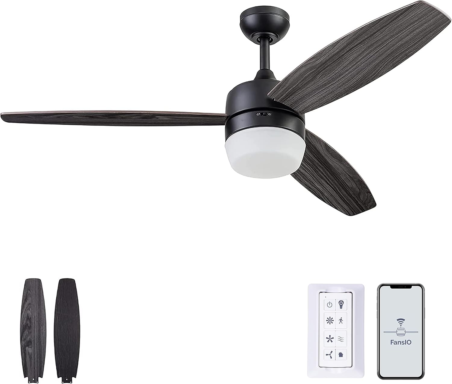 Amazon.com: Prominence Home 51642-01 Enoki Smart Ceiling Fan with Light ...