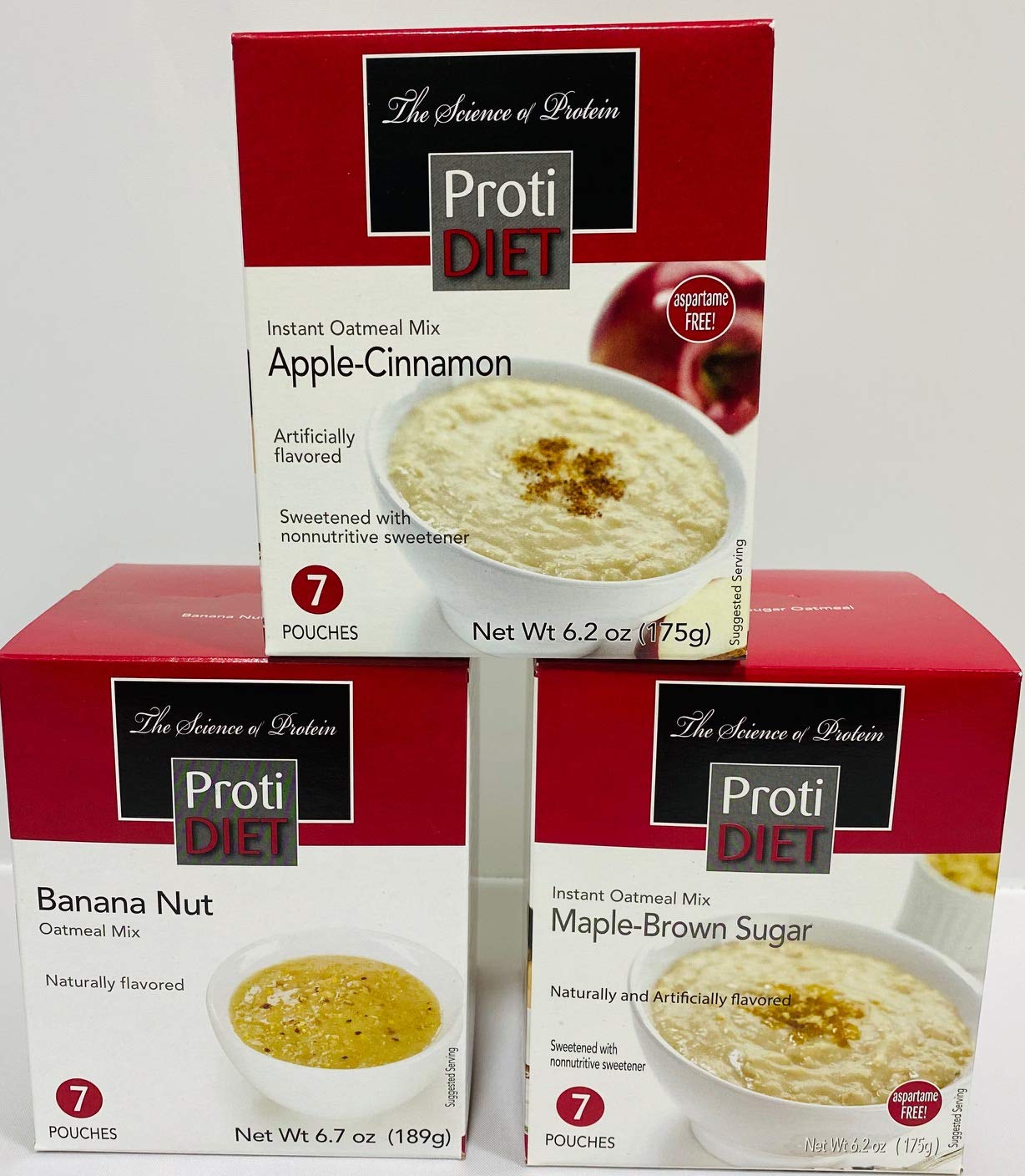 Amazon.com : Proti Diet Variety high protein diet Oatmeal Bundle (21 ...