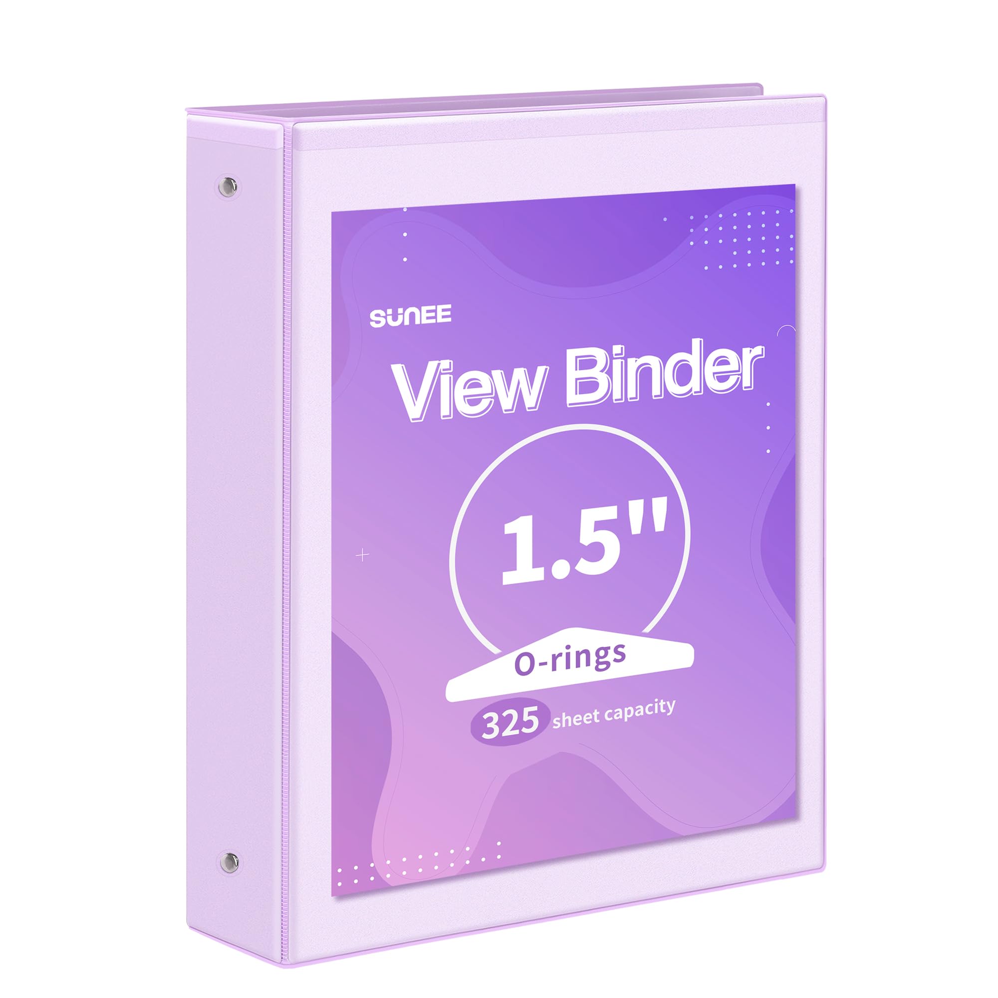 Snapklik.com : SUNEE 3 Ring Binder 1.5 Inch 1 Pack, Clear View Binder ...