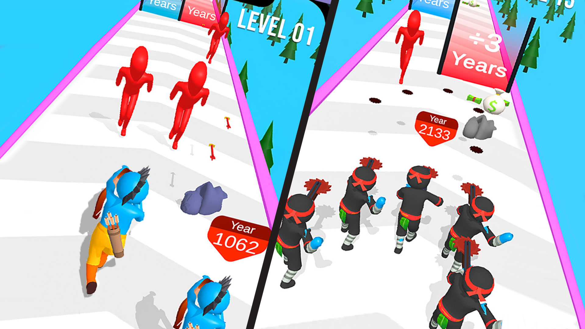 Crowd Evolution Runner Control Race: Mob Clash Evolve & Rush Survival ...