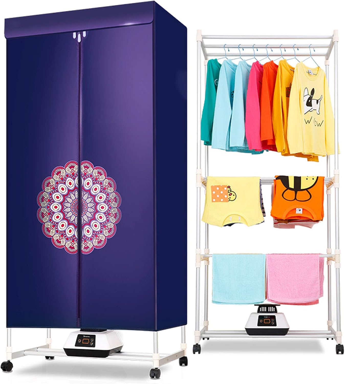 Sèche-Linge électrique Pliable 1200 W, 20 kg Grande capacité 3 Couches ...