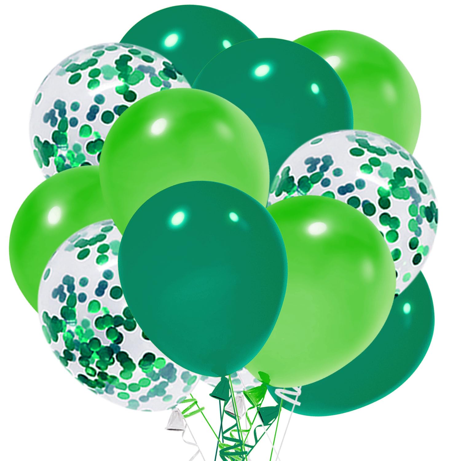 Amazon.com: TKEJZu 60 Pcs 12 Inch Dark Green Balloons Fruit Green ...