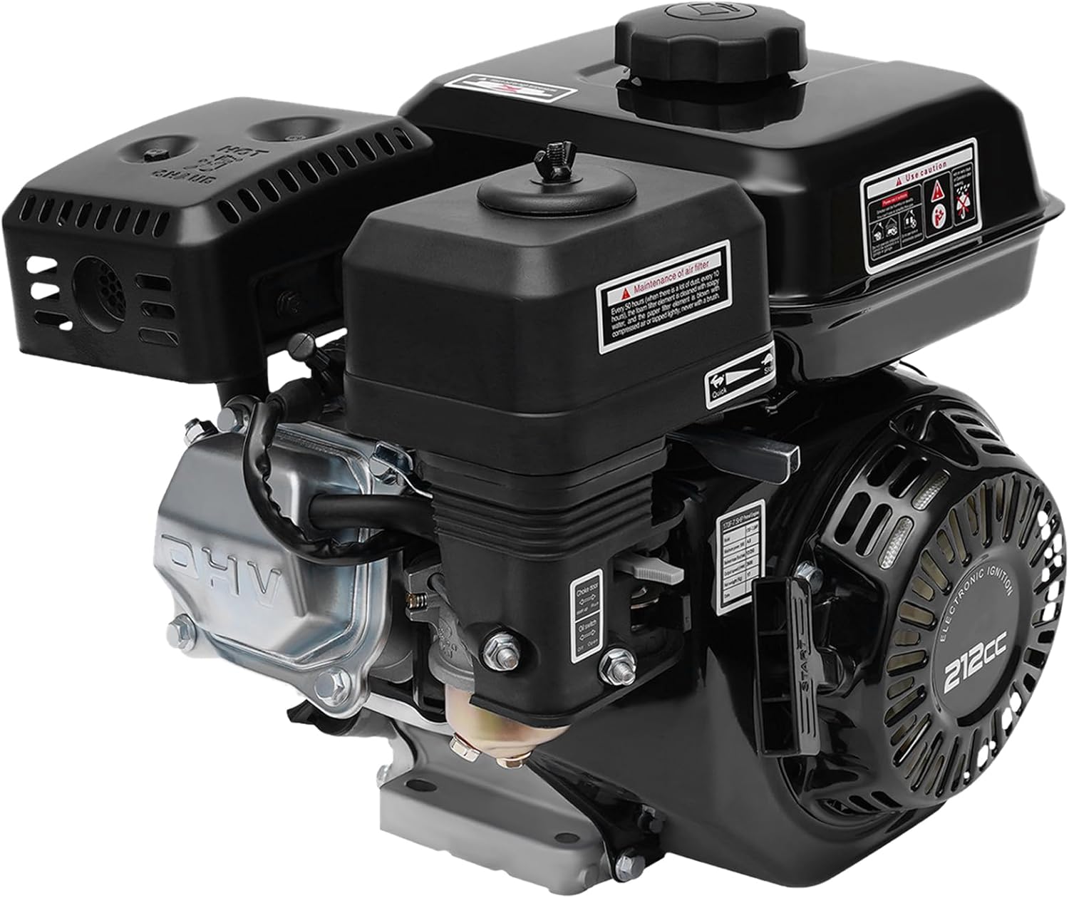 Amazon.com: Gas engine 7.5HP go-kart engine 212CC four-stroke gasoline ...