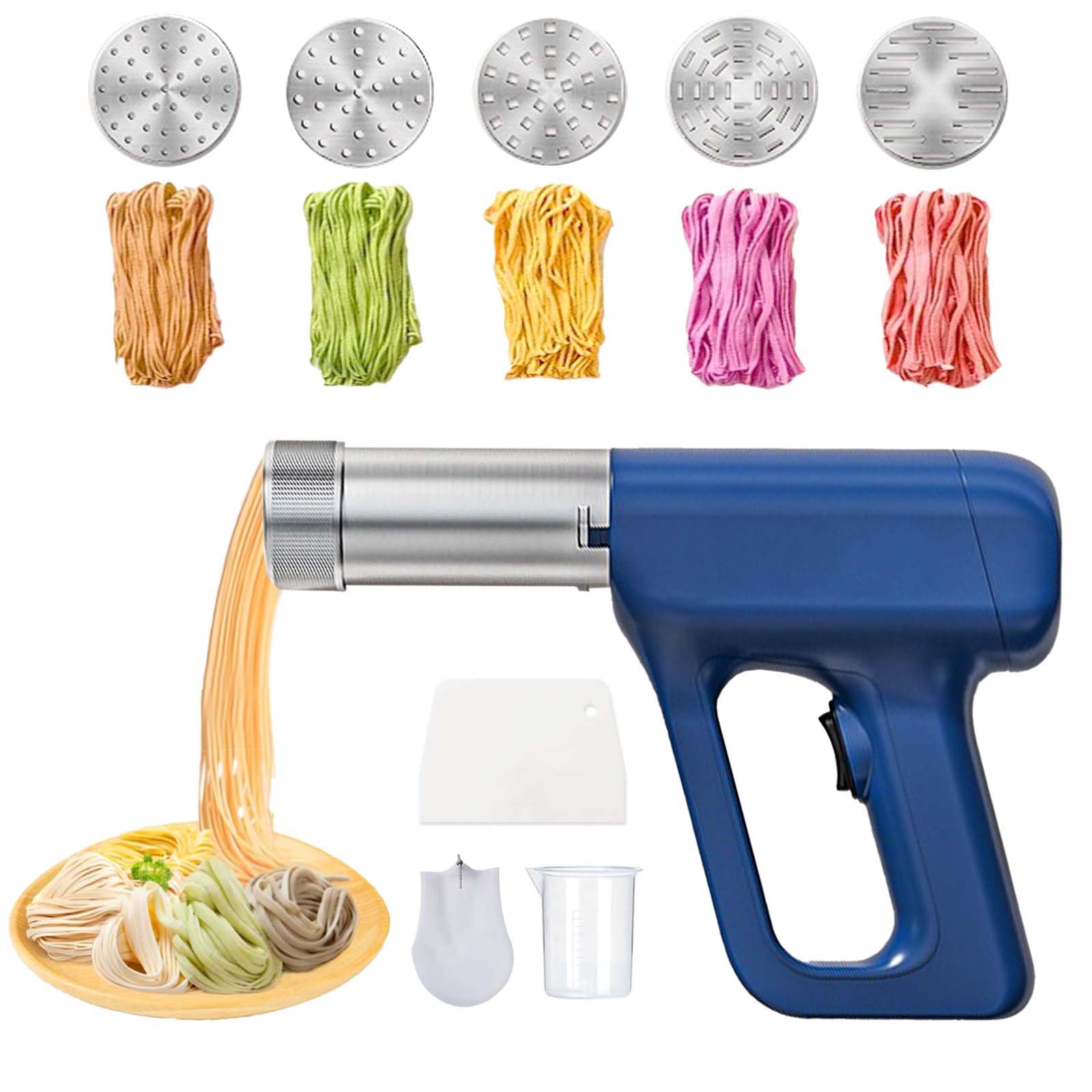 Amazon.com: JAYVAR Pasta Maker, Handheld Electric Pasta Maker Machine ...