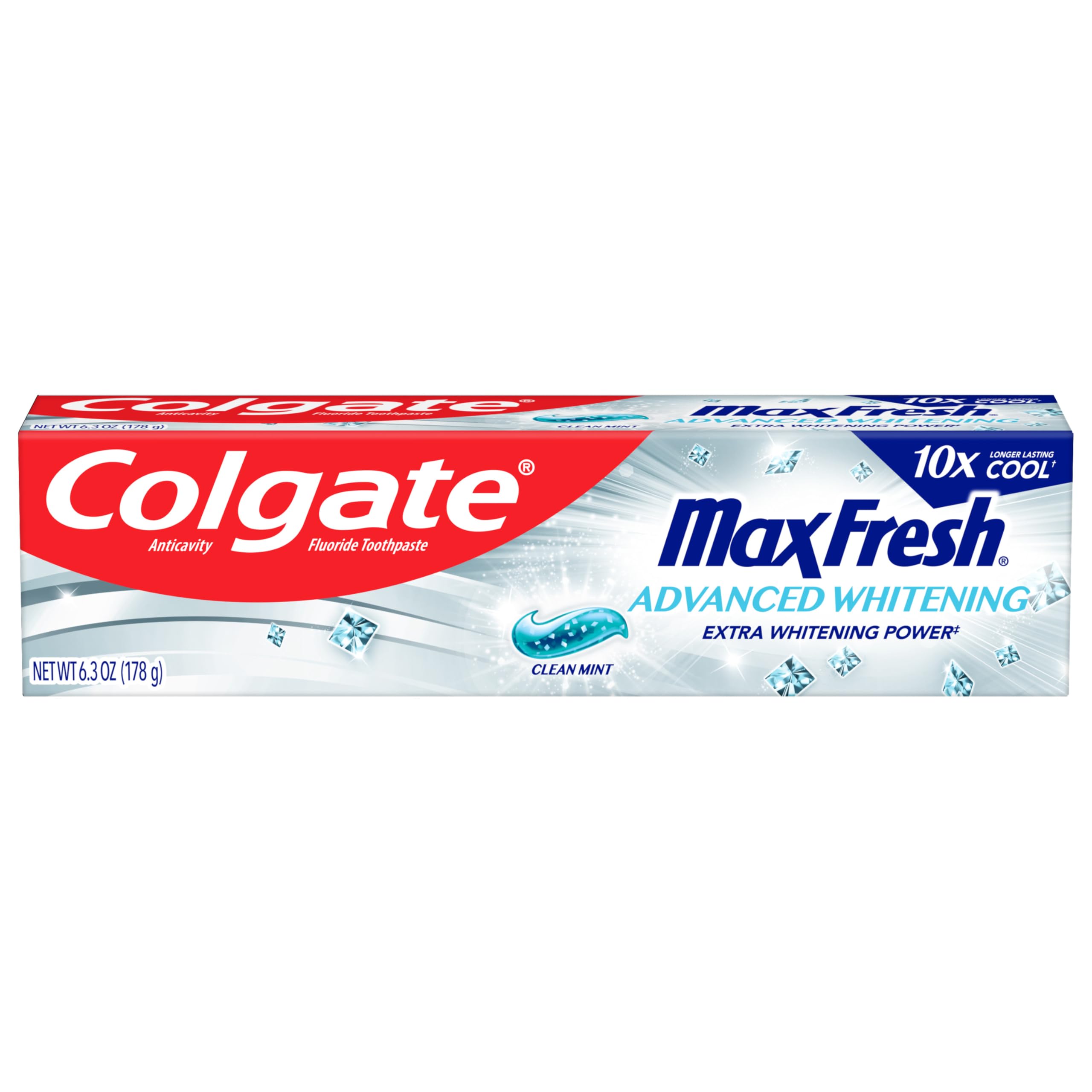 Amazon.com : Colgate Max Fresh Toothpaste, Advanced Whitening ...