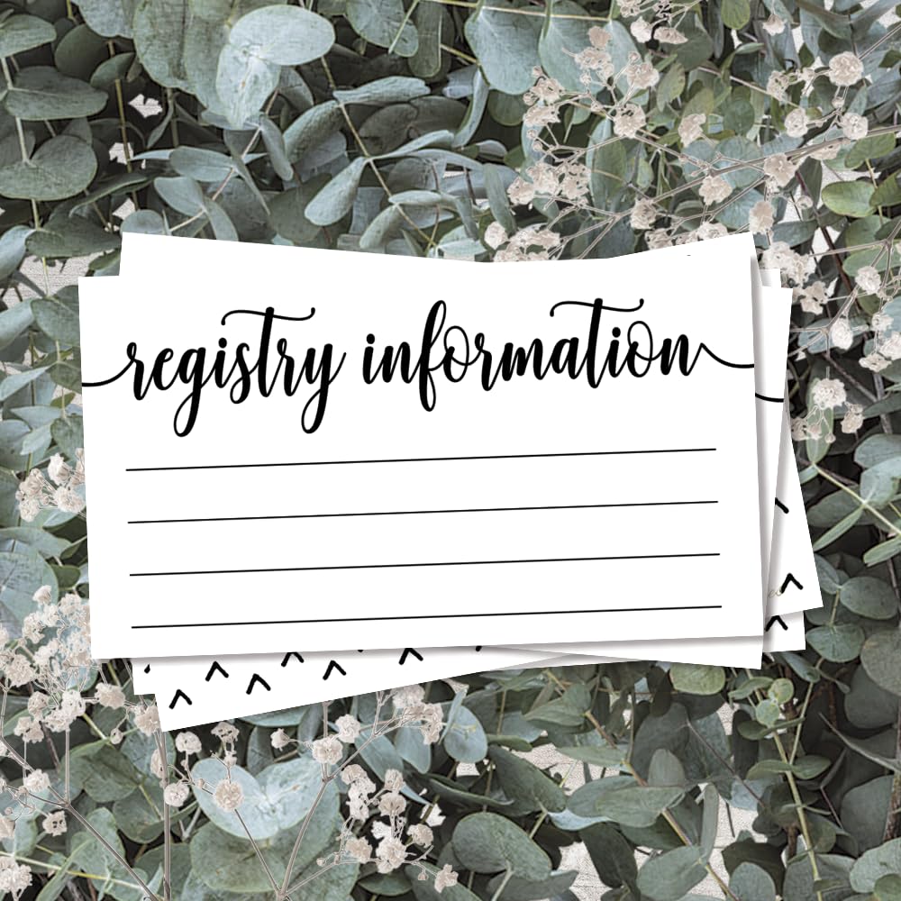 Wedding Registry Cards