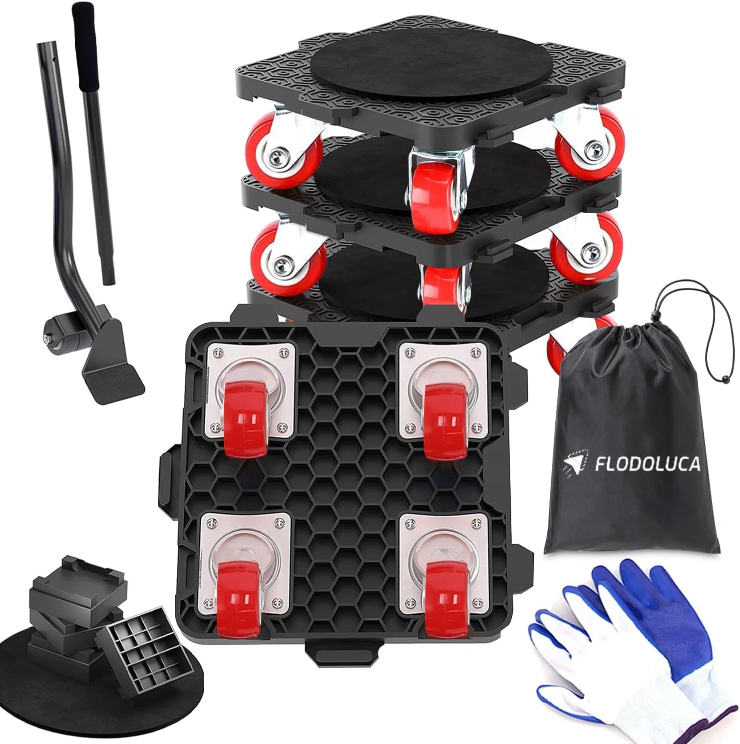 Amazon.com: Torixqi Heavy Duty Furniture Dolly - Furniture Movers with ...