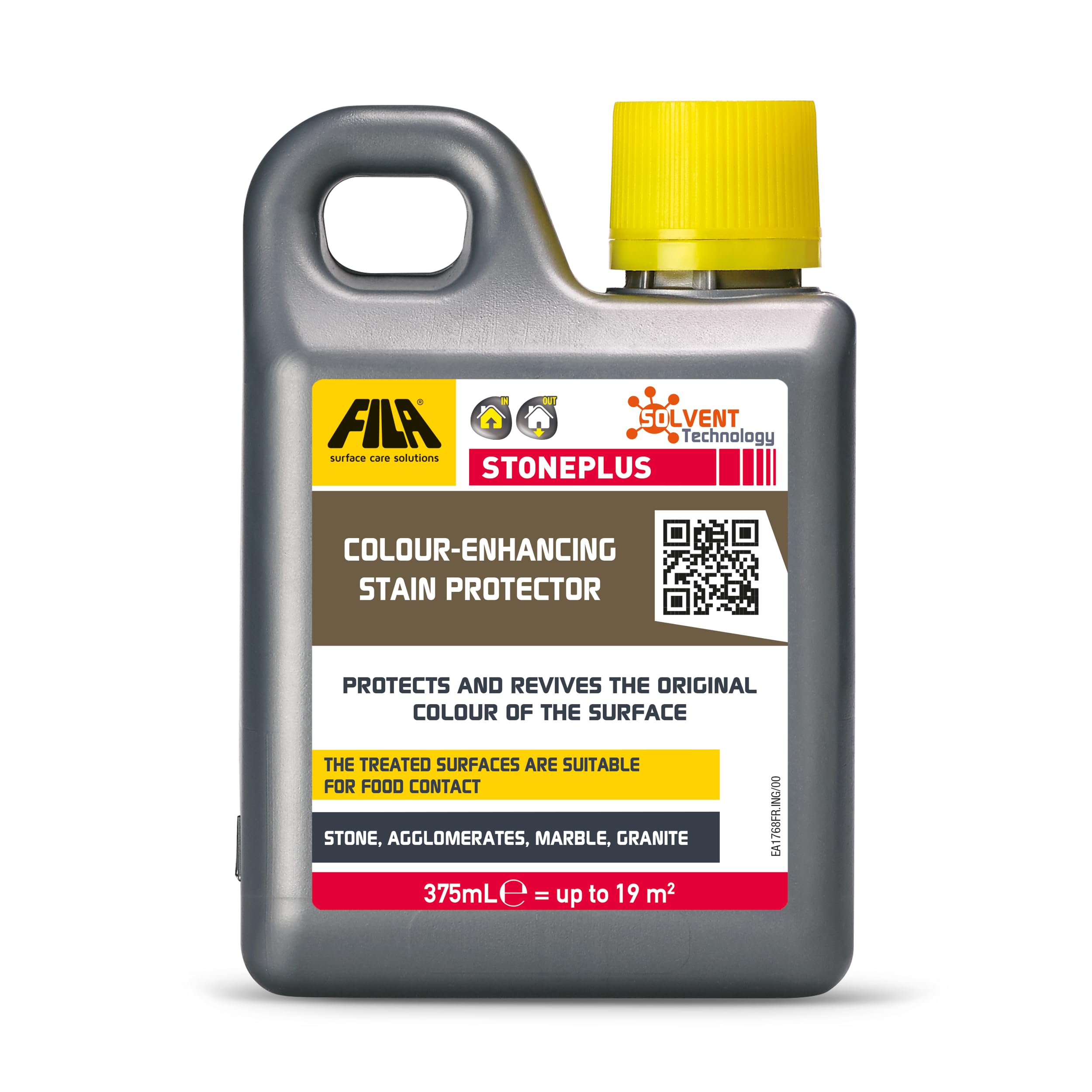 FILA Surface Care Solutions, STONEPLUS, Colour Enhancer Stone Sealer Outdoor, Impregnator Sealer ...