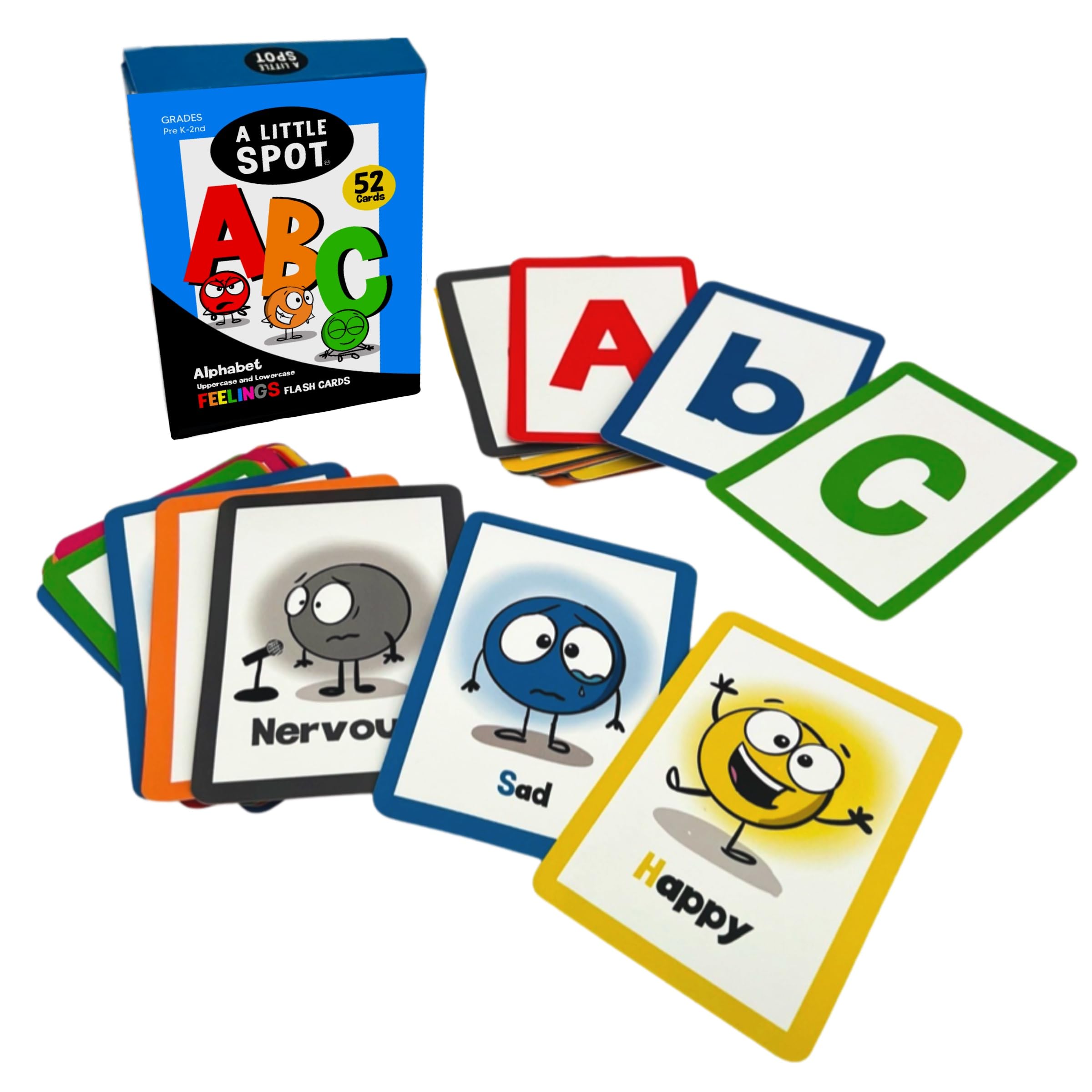 A Little SPOT Alphabet ABC Feelings Flash Cards: Diane Alber ...