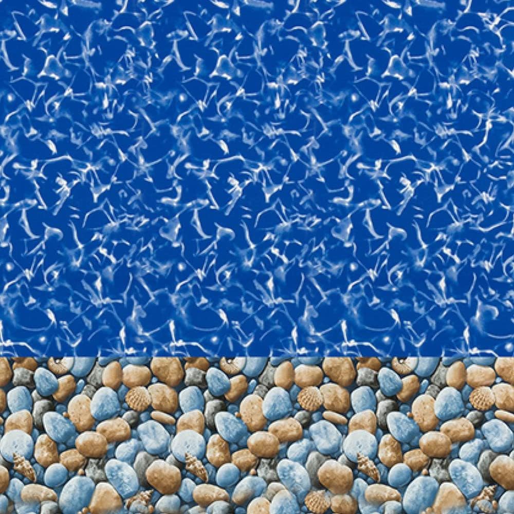 Amazon.com : Aqua Coastal Reef Overlap Round above Ground Pool Liner ...