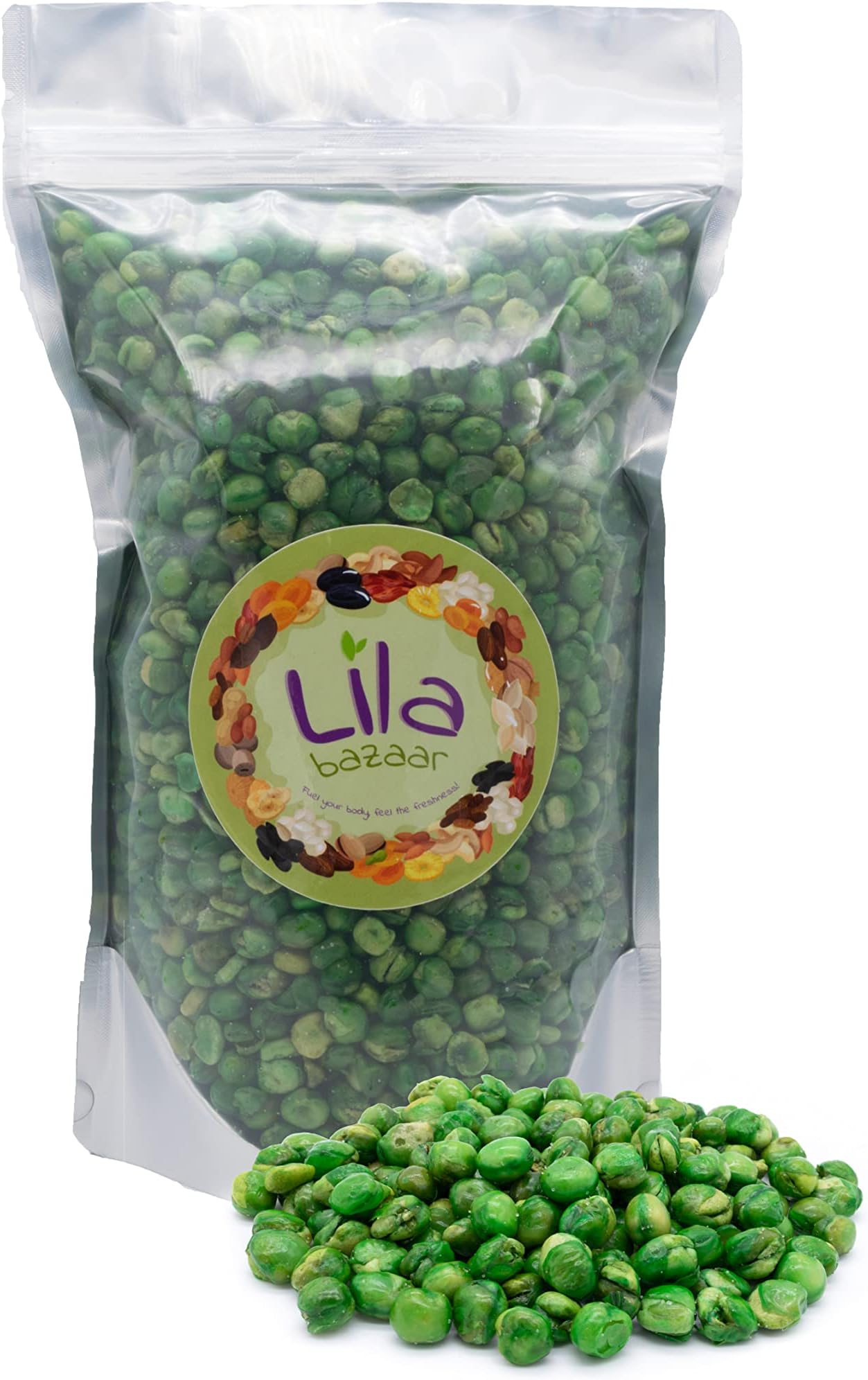Amazon.com: Roasted Salted Green Peas Snack - by It's Delish, 10 lbs ...