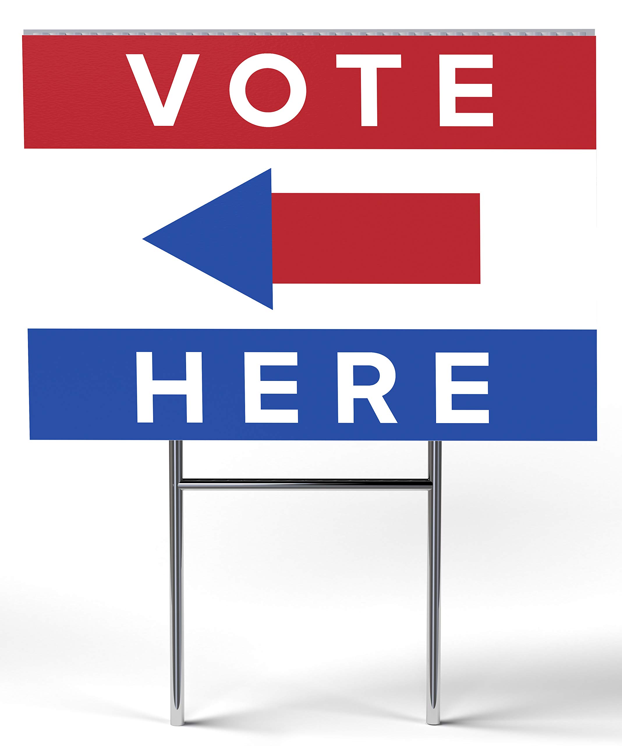 Amazon.com: SignPro Vote Here - Arrow Political Election Day Direction ...
