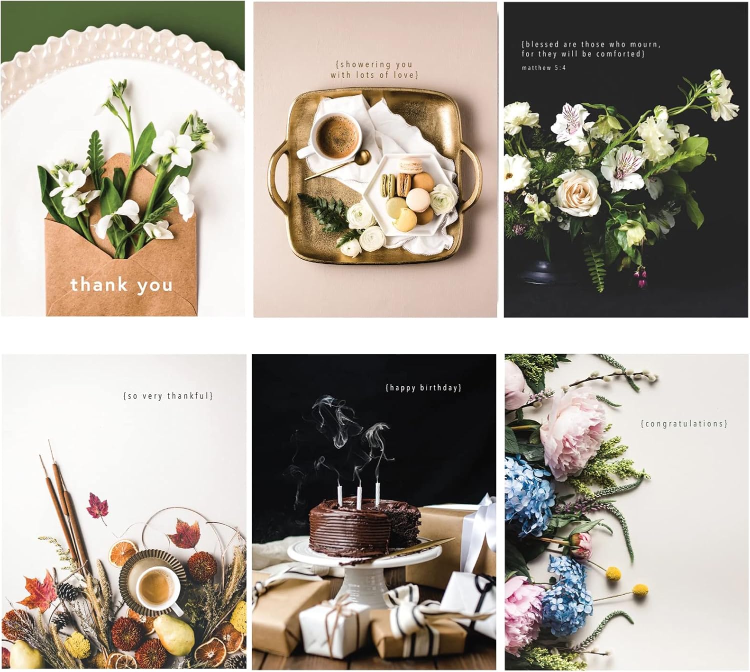 Amazon.com : Hester & Cook Pen + Piper Blank Greeting Cards - Blank ...