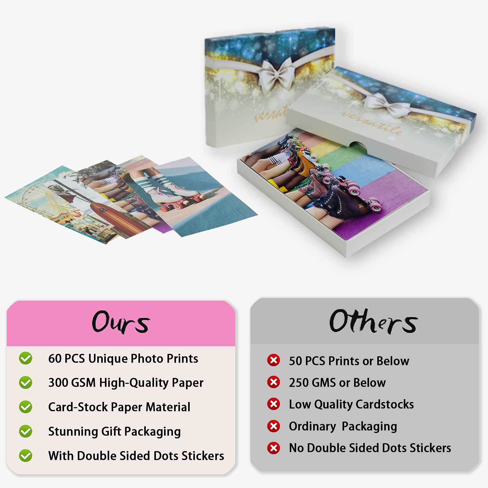 Wall Collage Kit Aesthetic Pictures,60 PCS 4x6 inch Retro 80s photo ...