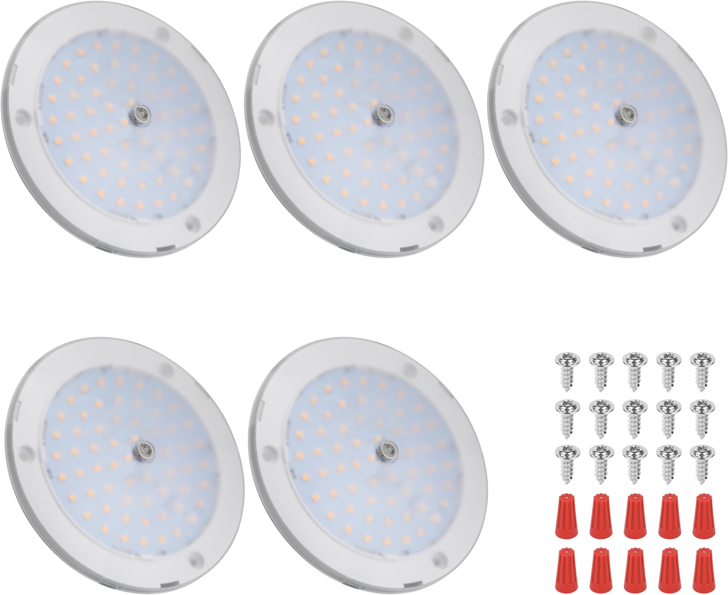 Amazon.com: RVZONE RV Lights Interior, 5 Inch RV LED Ceiling Puck Light ...