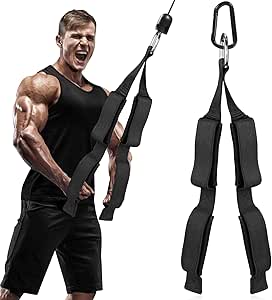 Triceps Rope Cable Attachment, Triceps Strap with Larger Range of ...