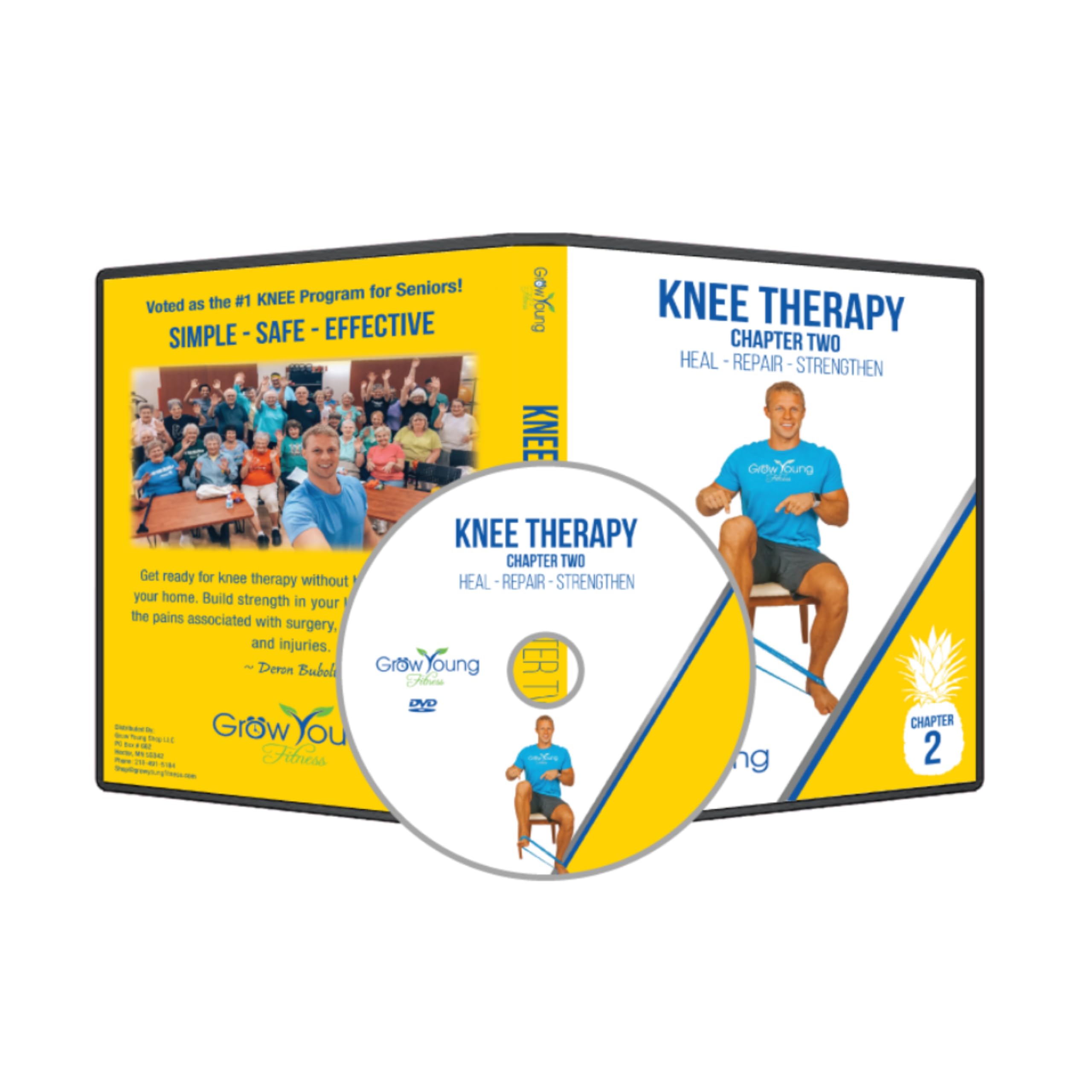 Amazon.com: Grow Young Fitness Knee Therapy for Seniors - Stretch and ...