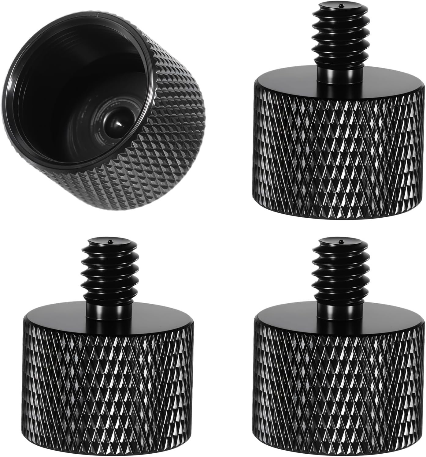 Amazon.com: 4 PCS 1/4 to 5/8 Adapter Mic Stand Adapter 1/4 to 5/8 Mic ...