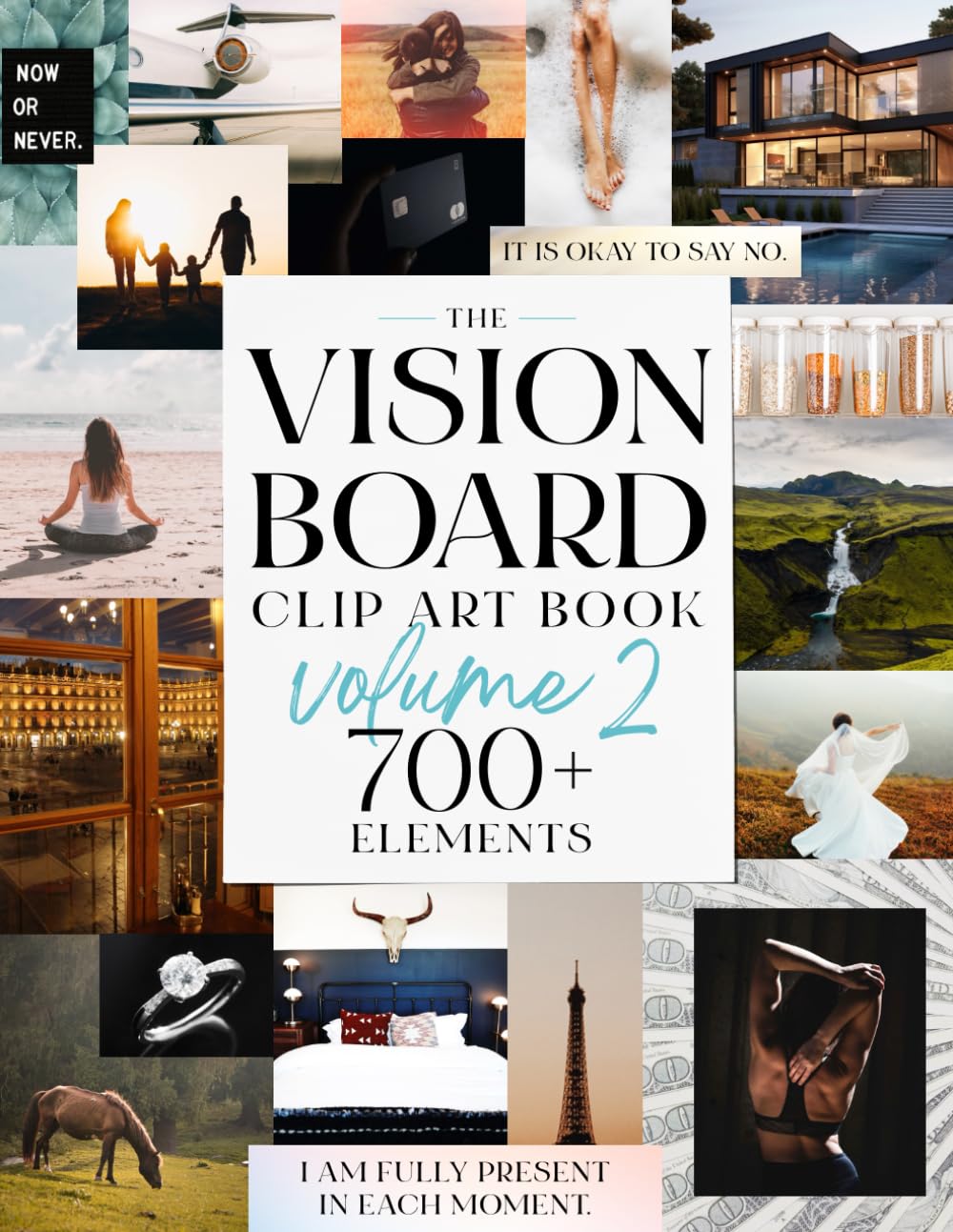 Amazon.com: The Vision Board Clip Art Book Volume 2: Manifest your best ...