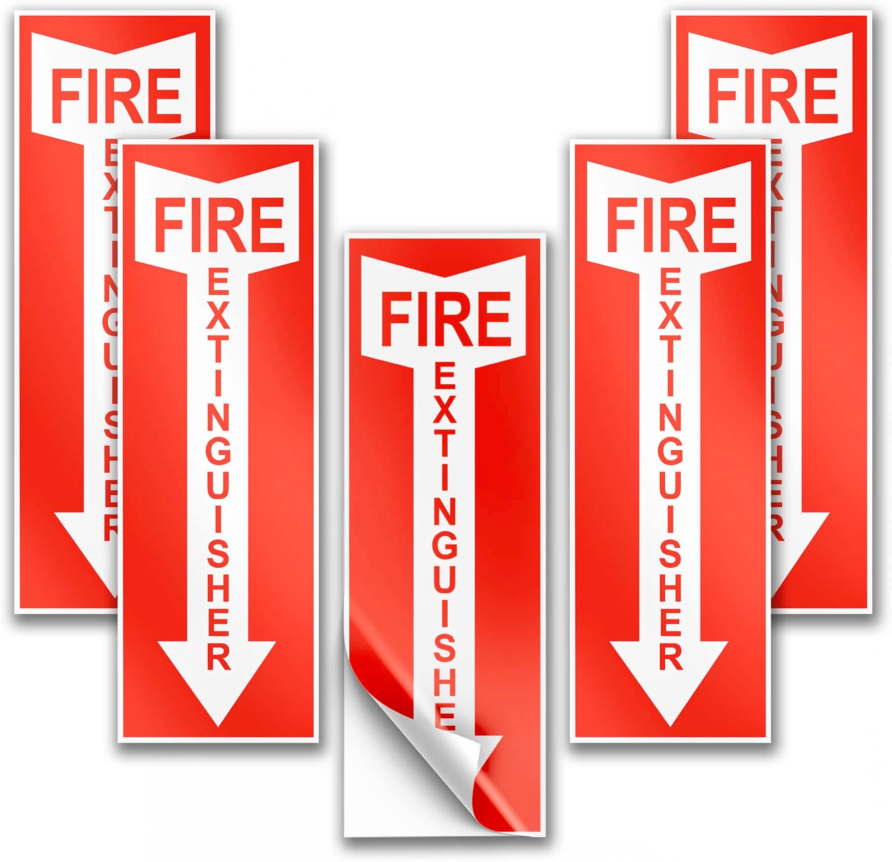 Amazon.com: (4 pack) Fire Extinguisher Signs Fire Extinguisher For ...