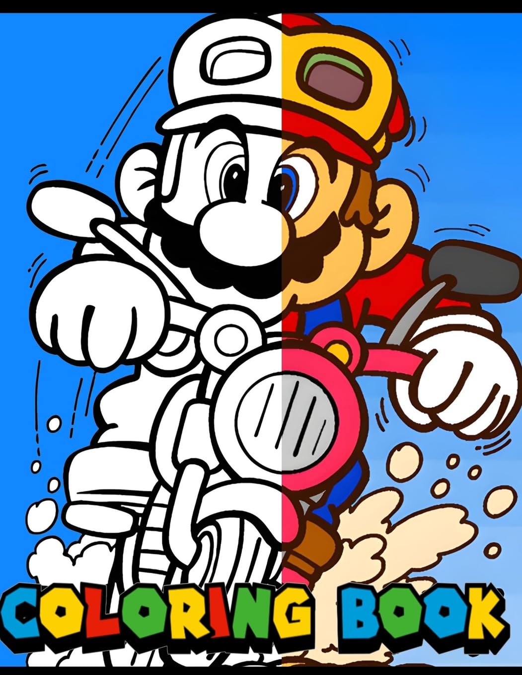 Super Mario Coloring Book for Kids with Fun Pages of Mario and Friends ...