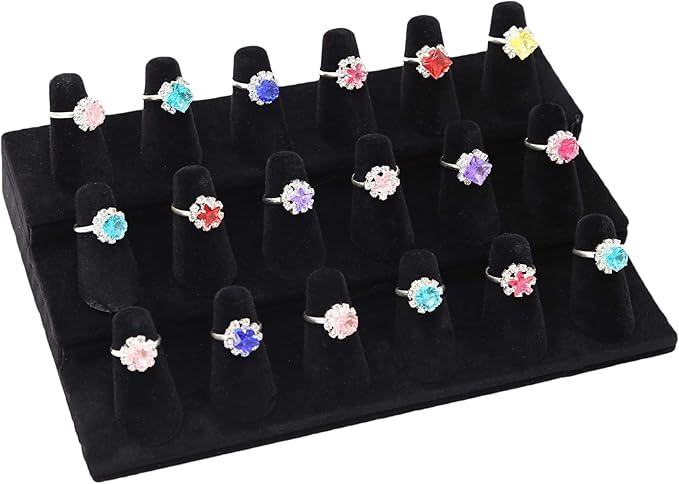 Amazon.com: Stratalife Ring Holder 18 Finger Ring Holder for Jewelry ...