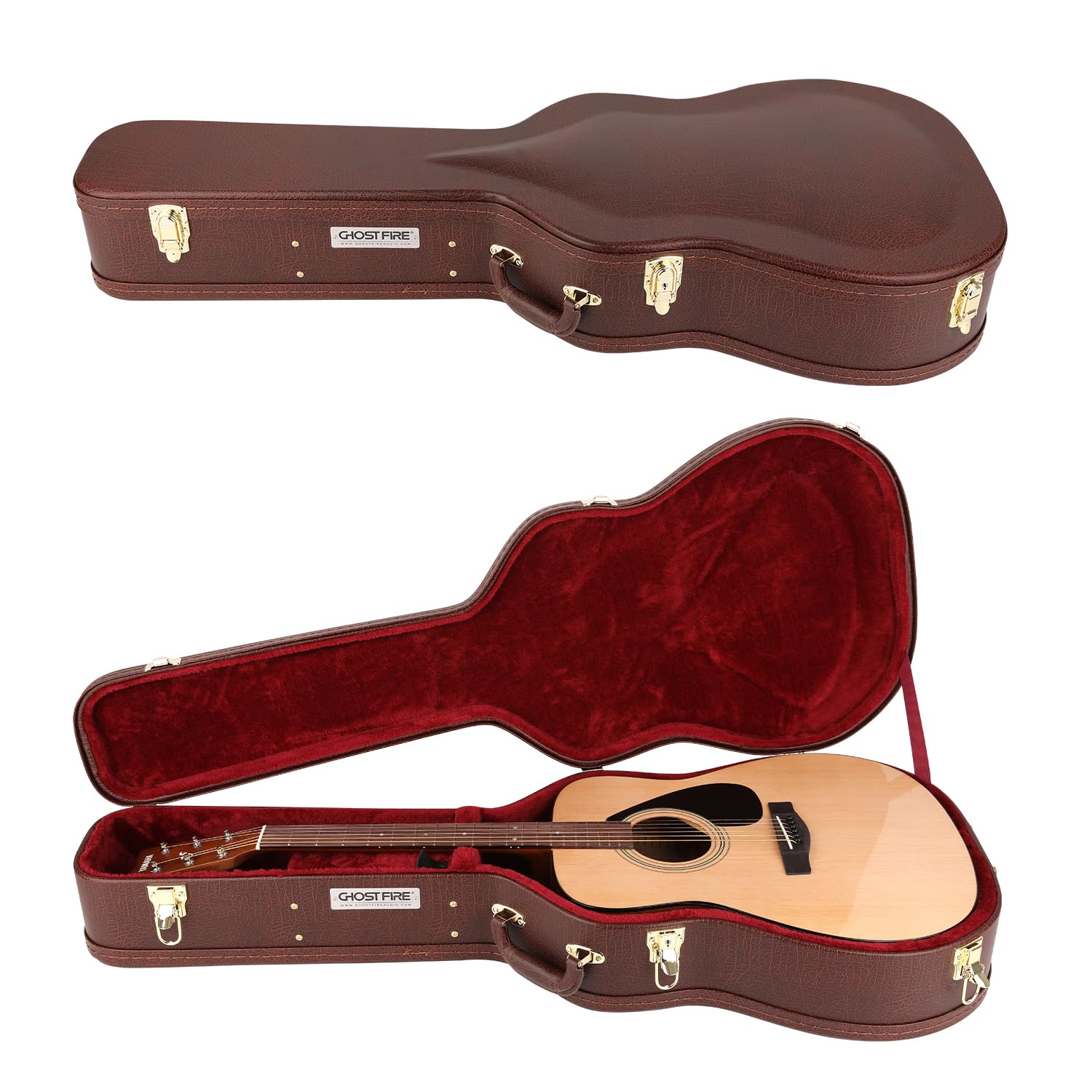 Amazon.com: GHOSTFIRE Hard-Shell Cases Acoustic Guitar Case Super thick ...