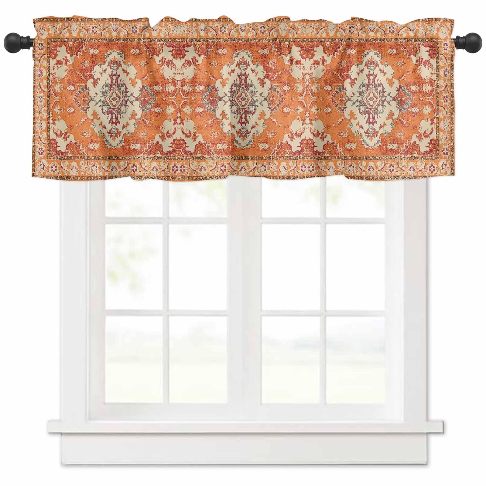 Amazon.com: Boho Valances for Windows Bohemia Rod Pocket Valance Window ...