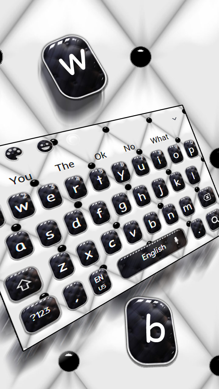 Classic Black White Keyboard Theme - App on Amazon Appstore