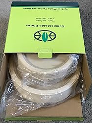 Amazon.com: GreenWorks 7 inch and 9 inch Heavy-duty Compostable Plates ...