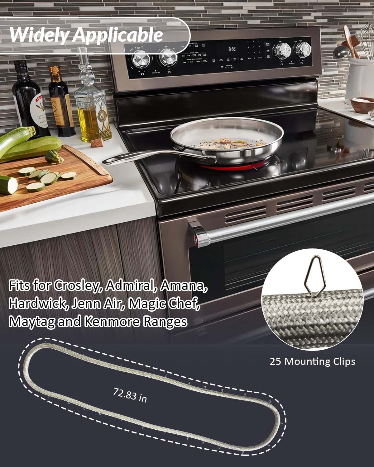 Snapklik.com : Range Oven Door Gasket Fit For Crosley/Admiral/Amana ...