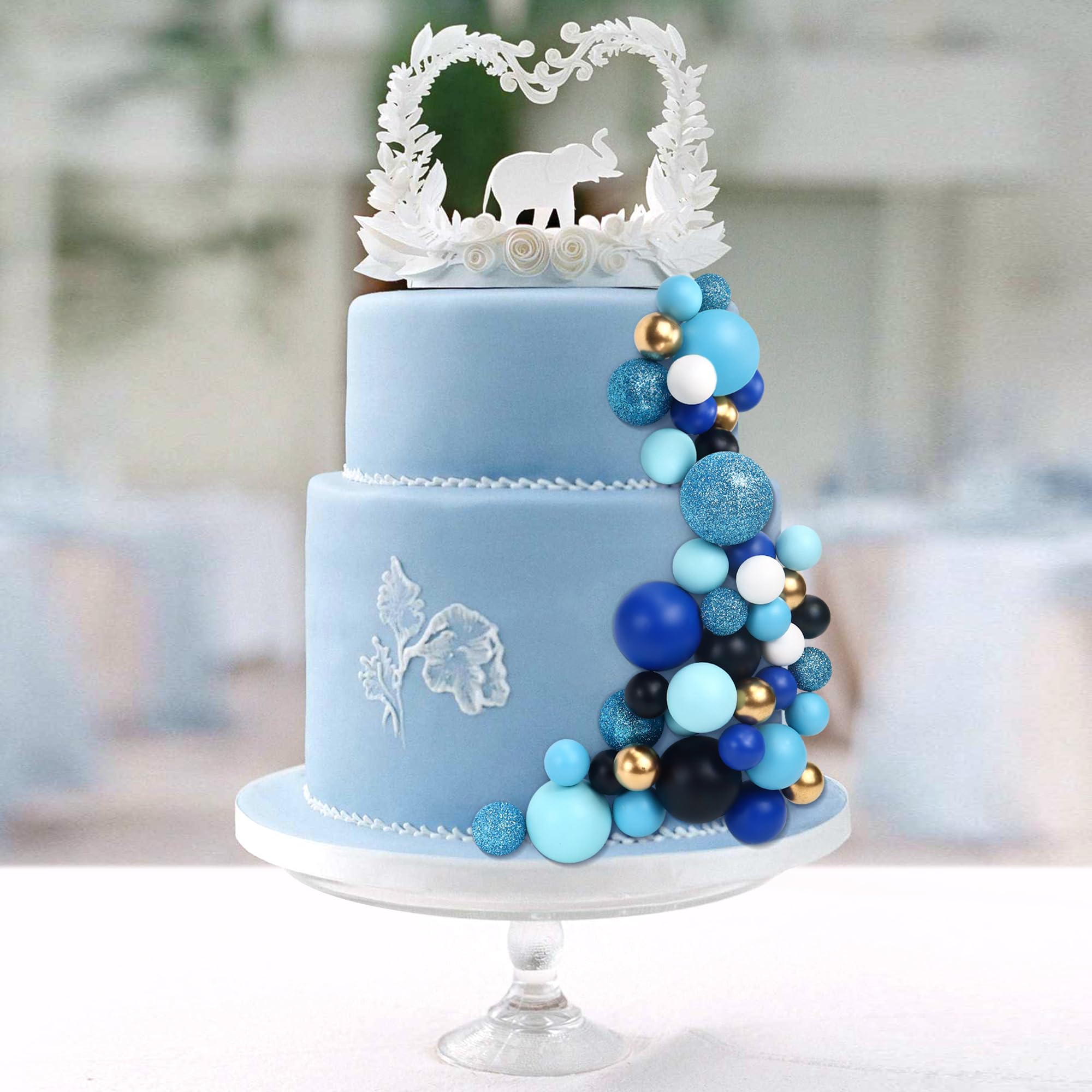 Mini Wedding Cake Toppers