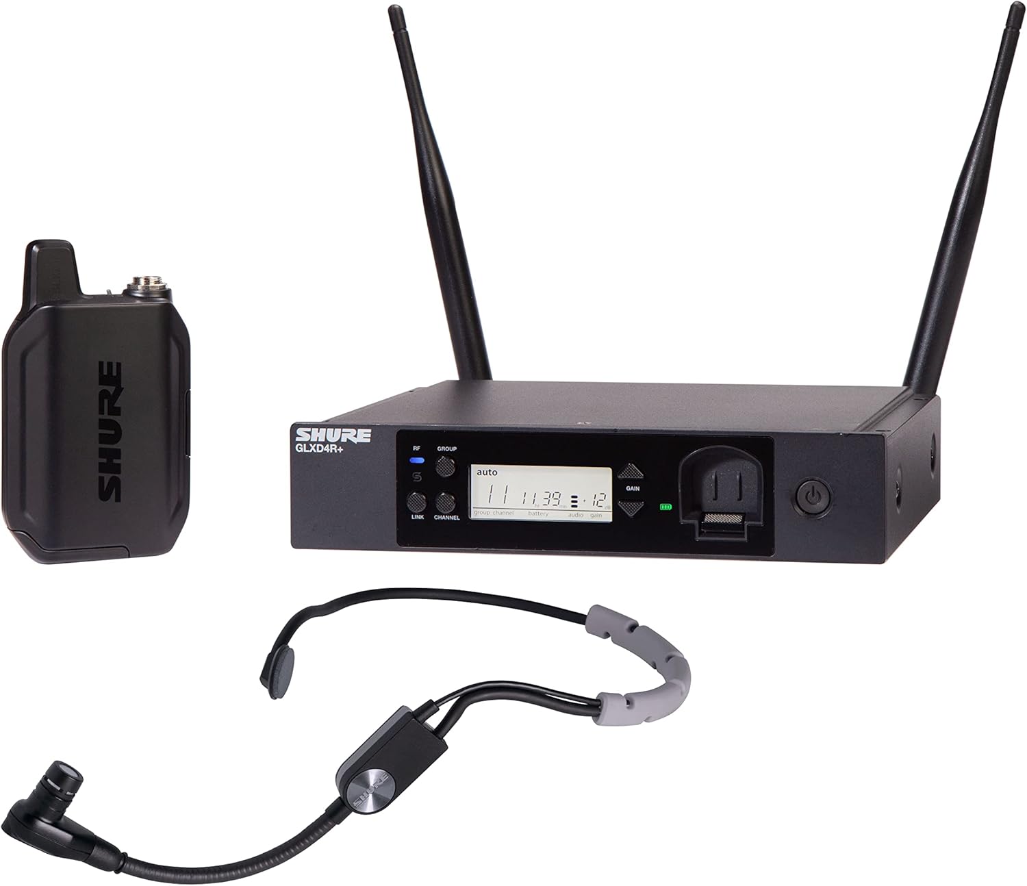 Microphone sans Fil Professionnel Shure Glxd14R+/Sm35 pour Orateurs et ...