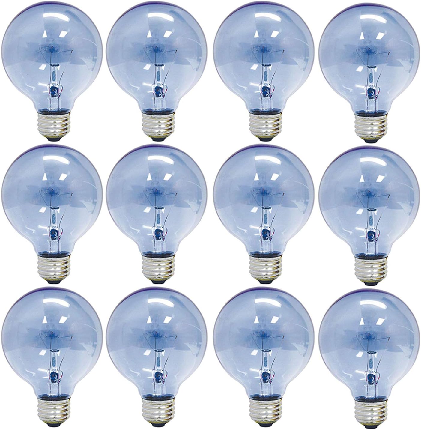 GE Lighting Reveal G25 Globe Light Bulb, 40W, 265 Lumens, E26 Medium ...