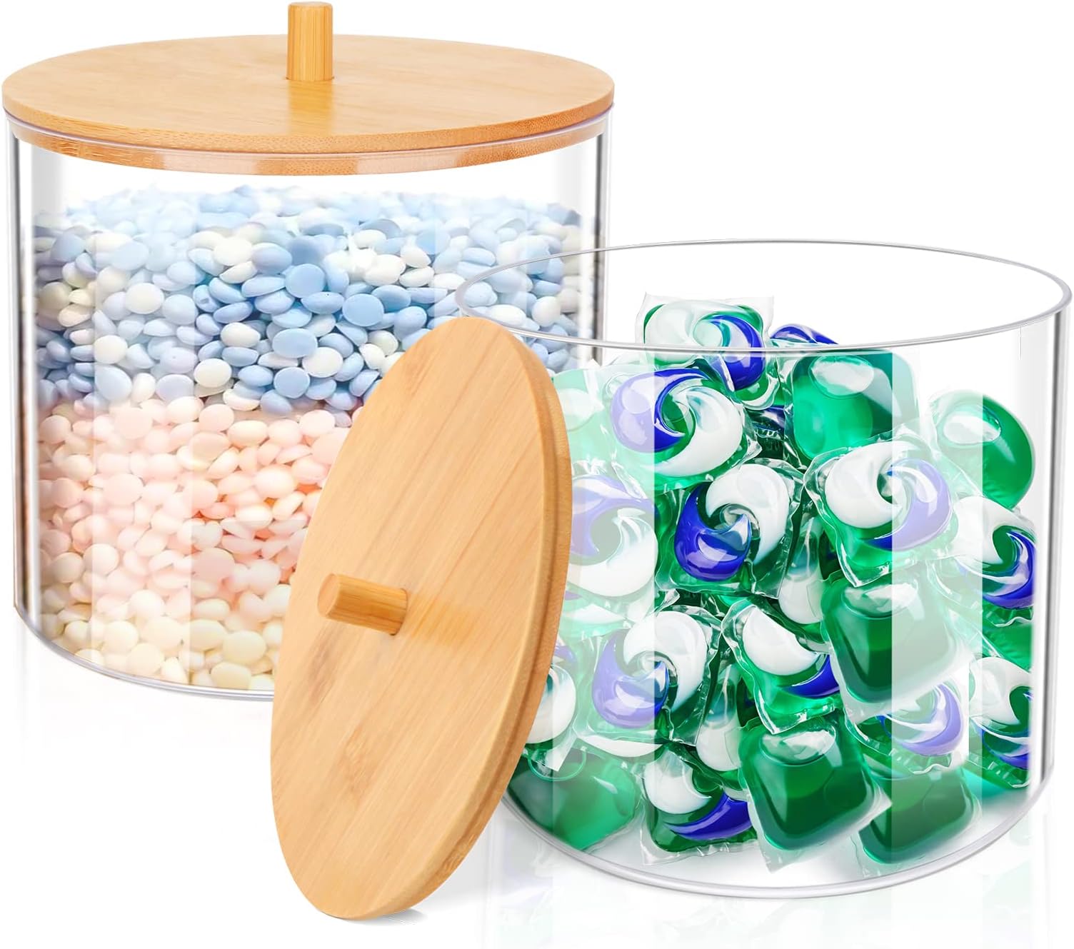 Amazon.com: SiliFine 3 Pcs Laundry Detergent Pods Container for ...