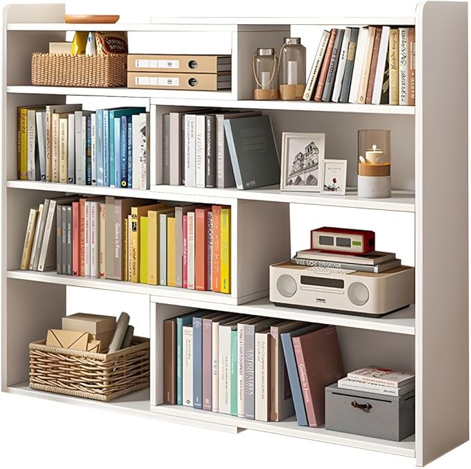 Amazon.com: KWOKING Contemporary Style Bookshelf Open Back Bookcase ...